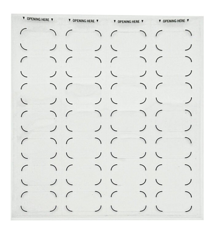 Correction Label Tri-Fold/Bi-Fold - Vials Store