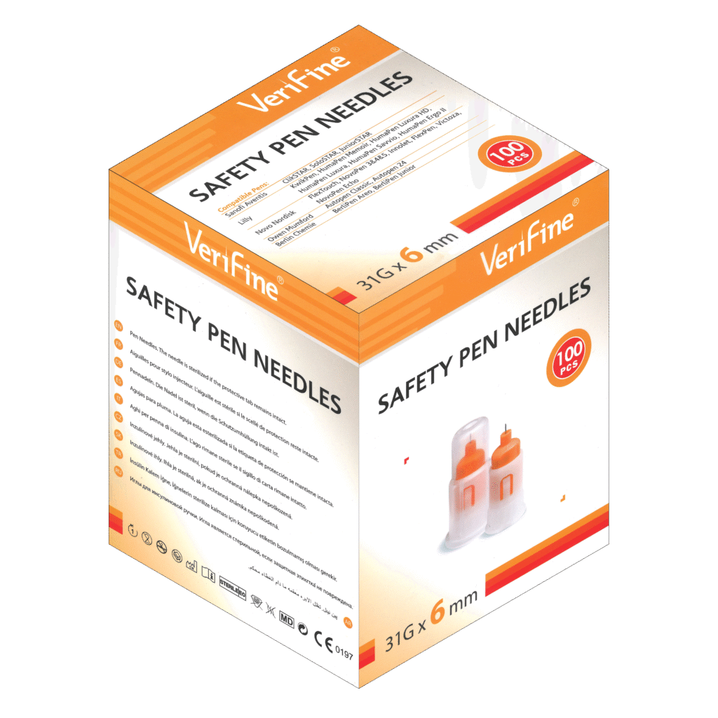 Safety Pen Needles 31G x 6mm - Vials Store